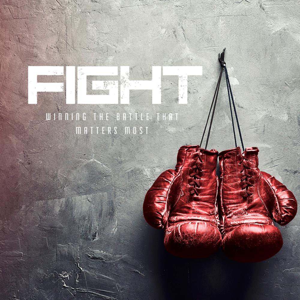 Boxing Gloves Sermon - Social Media Graphic