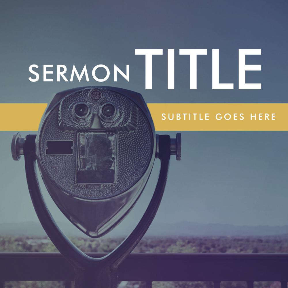 Lens Sermon - Social Media Graphic