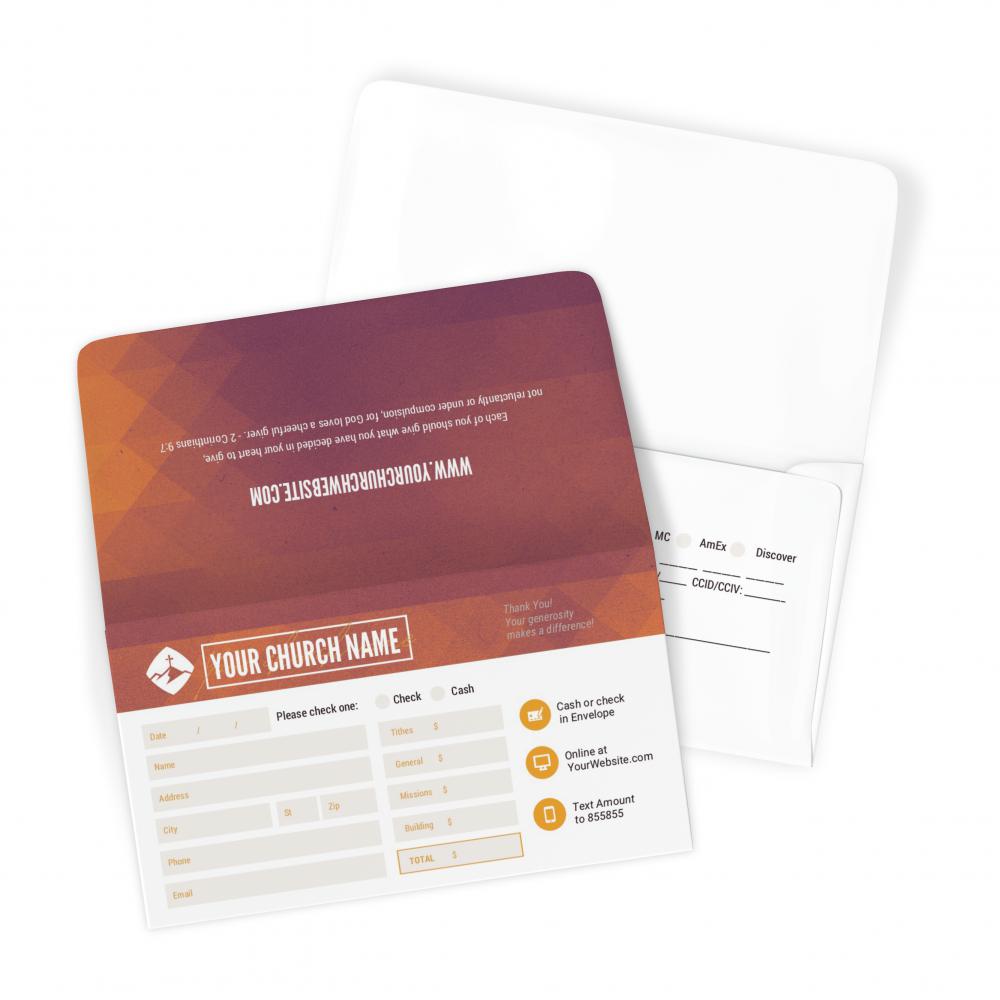 Gradient Service - Long Flap Offering Envelope