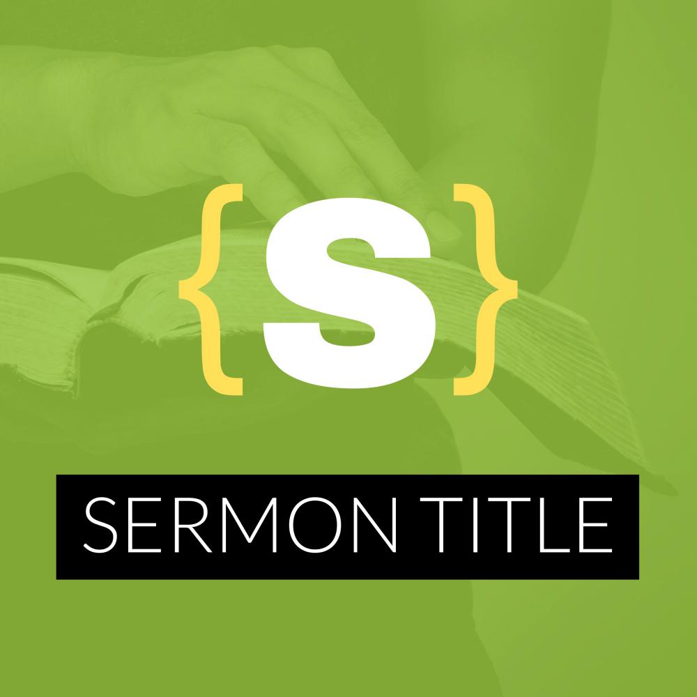 Open Bible Sermon - Social Media Graphic