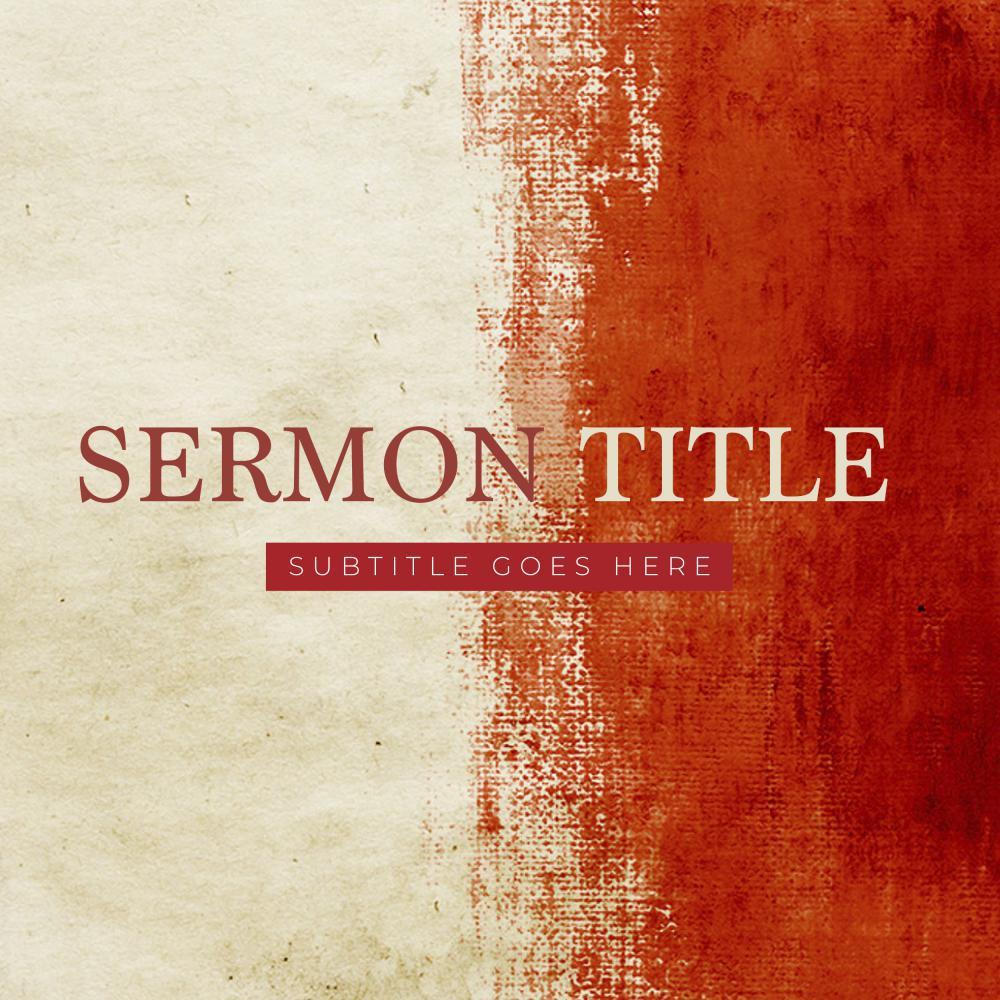 Canvas Sermon