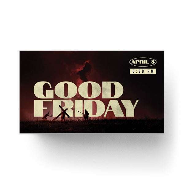 Good Friday - Mini Invitation Card