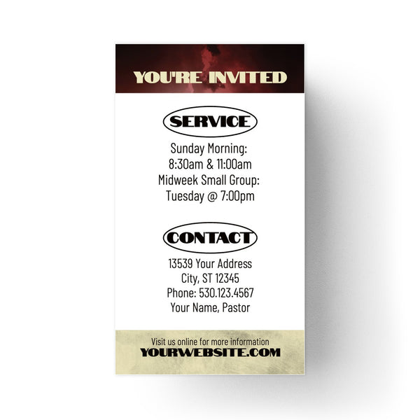 Good Friday - Mini Invitation Card