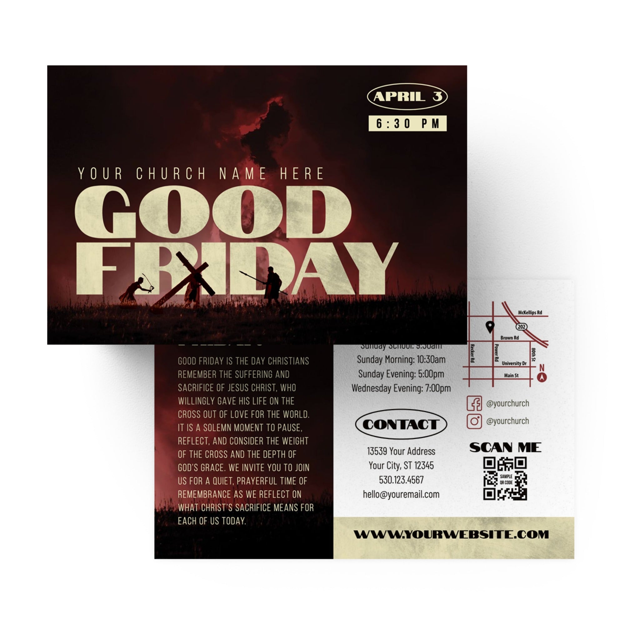 Good Friday - Standard Invitation Card