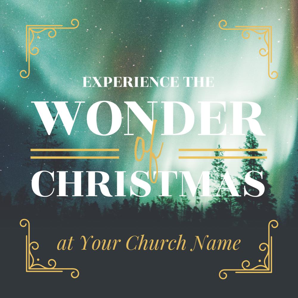 Experience the Wonder - Social Media Graphic