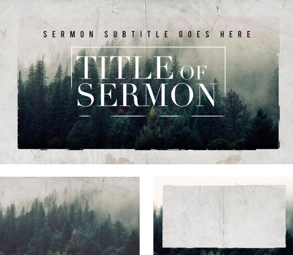Forest Sermon - Screen Set