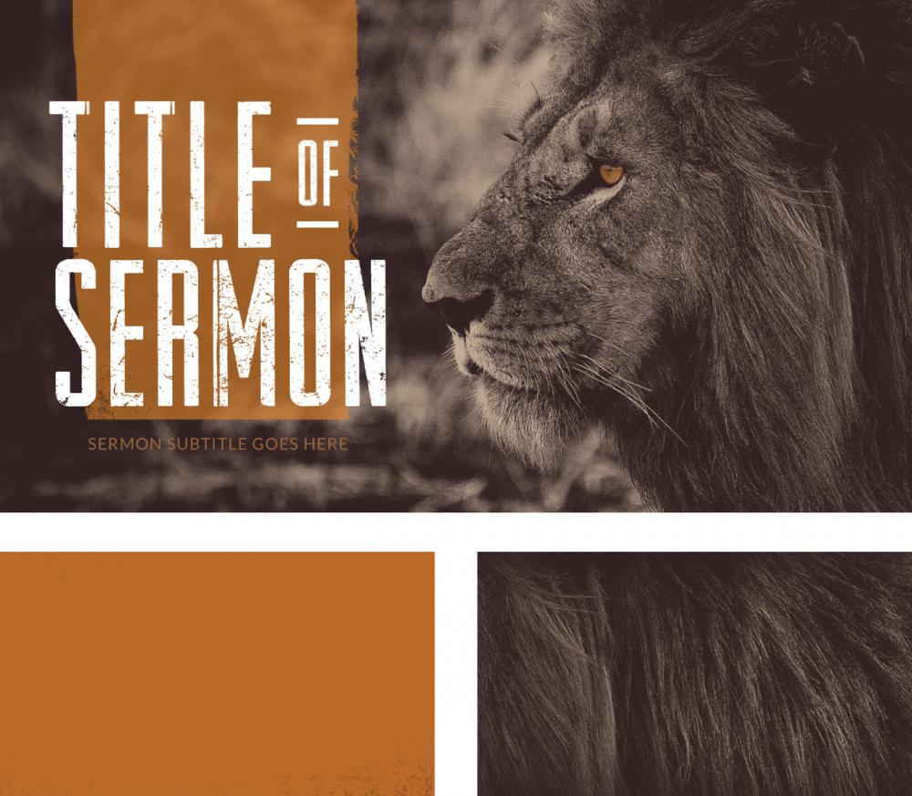 Lion Sermon - Screen Set