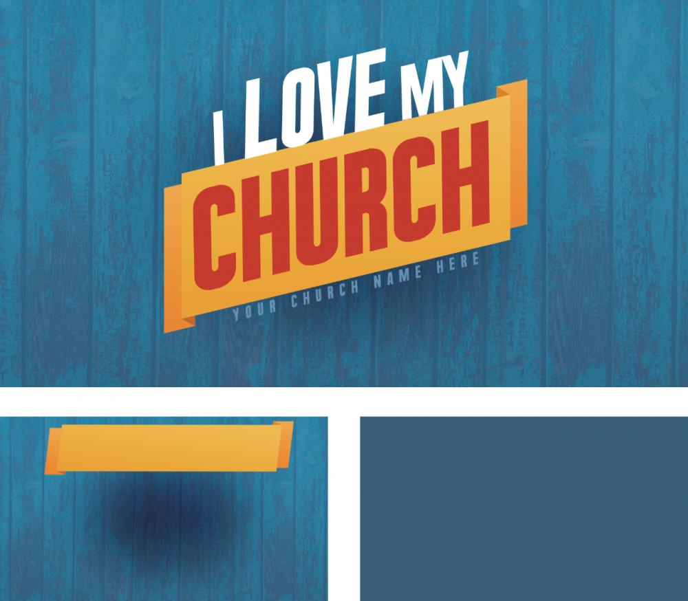 I Love My Church Sermon - Screen Set