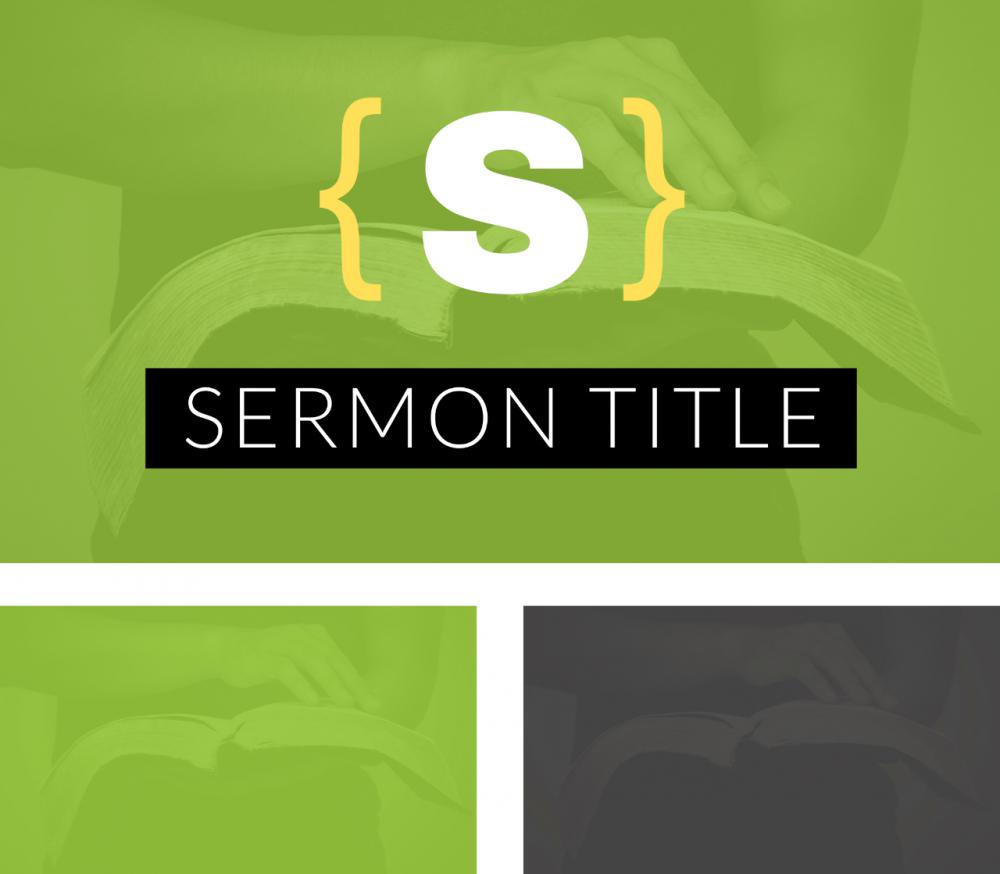 Open Bible Sermon - Screen Set