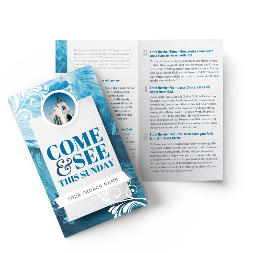 Come and See This Sunday - Bifold Tract