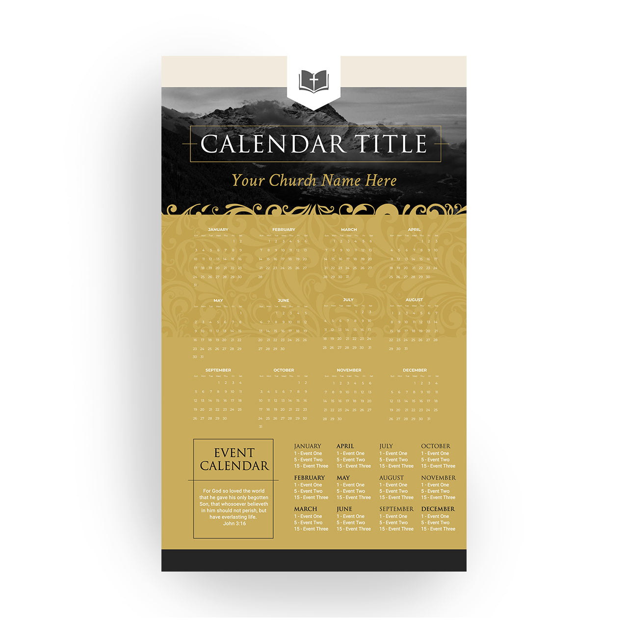 Crown Yearly Theme - Church Calendar
