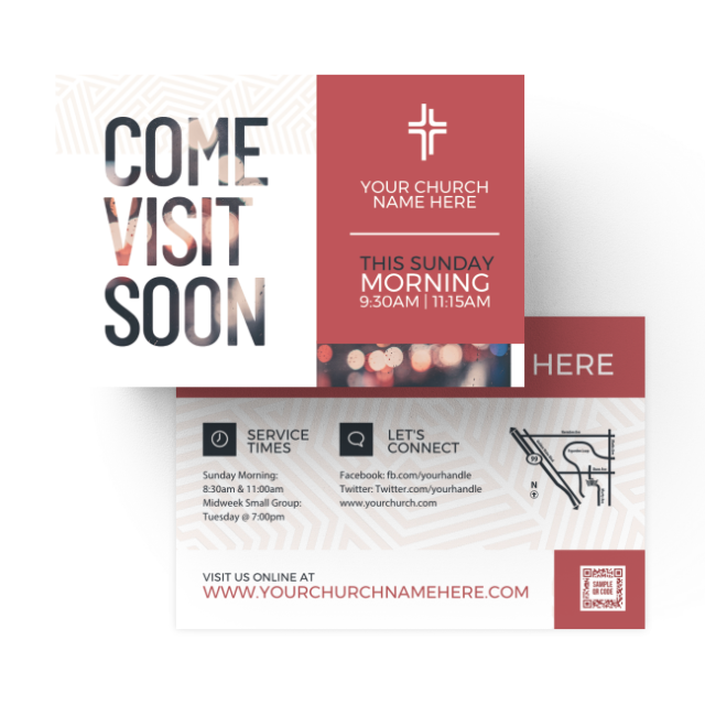 Come Visit Soon - Standard Invitation Card