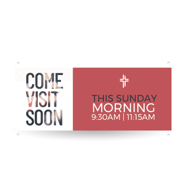 Come Visit Soon - Horizontal Banner