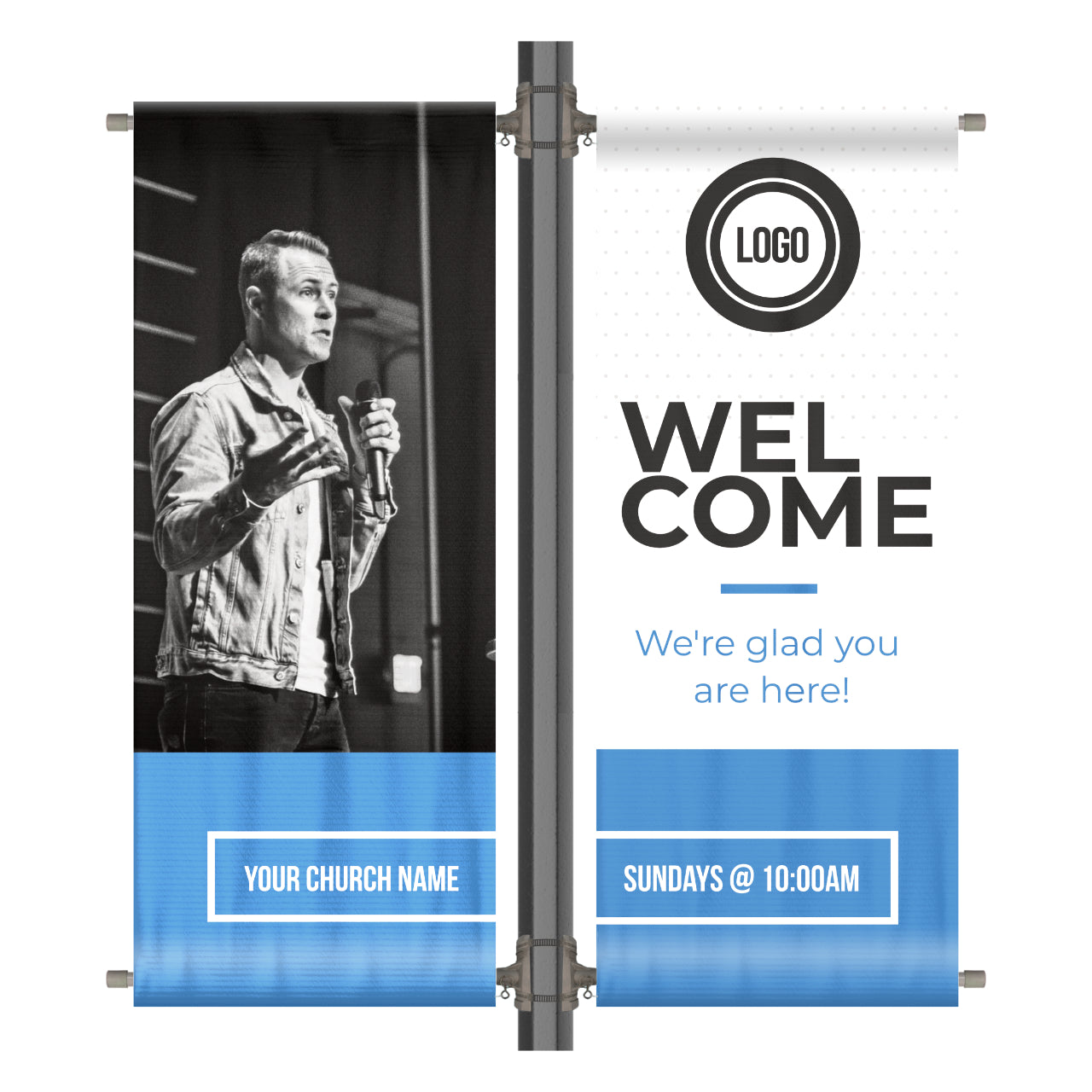 Modern Banner - Pole Banners