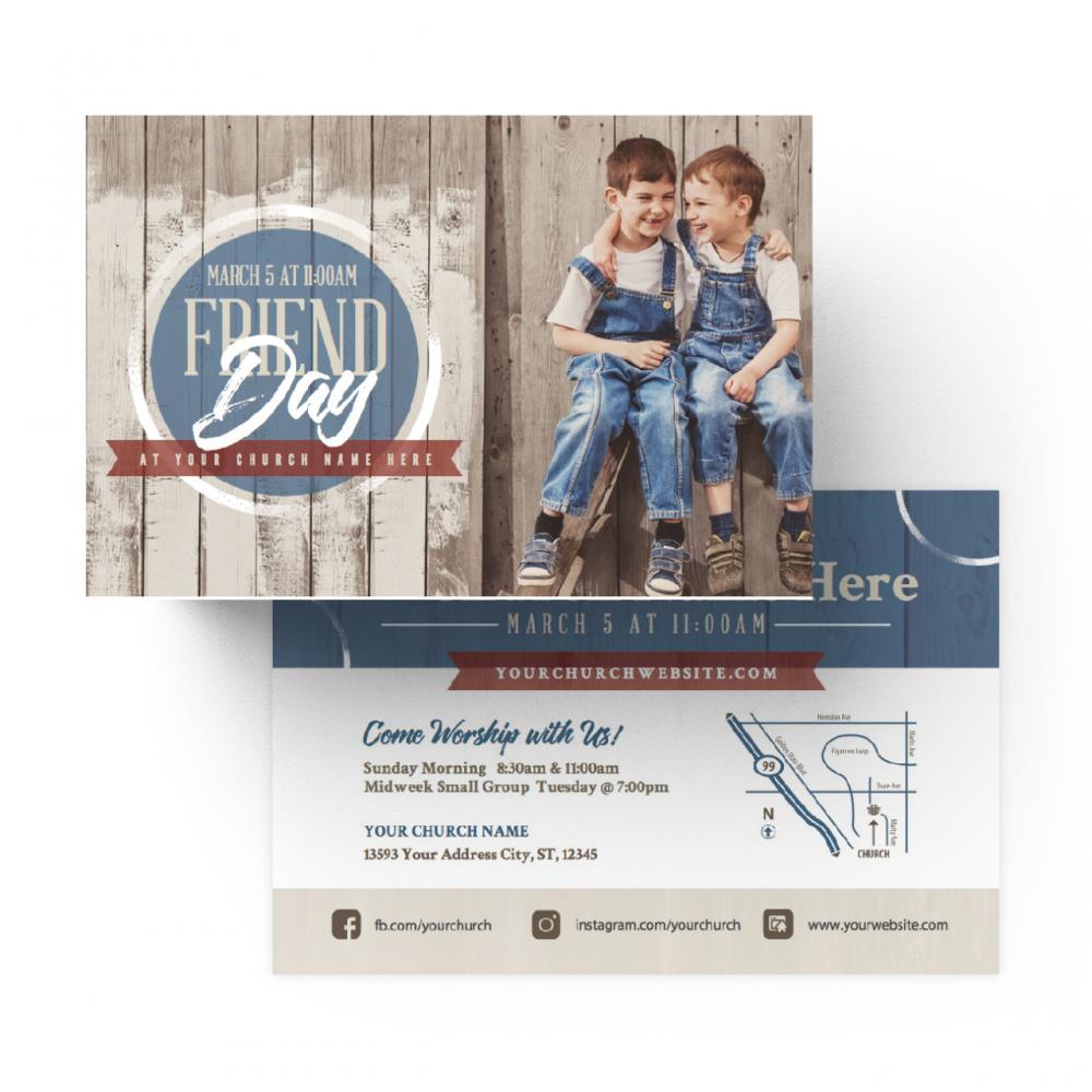 Friend Day Boys - Standard Invitation Card