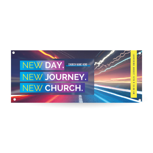 New Day New Church - Horizontal Banner