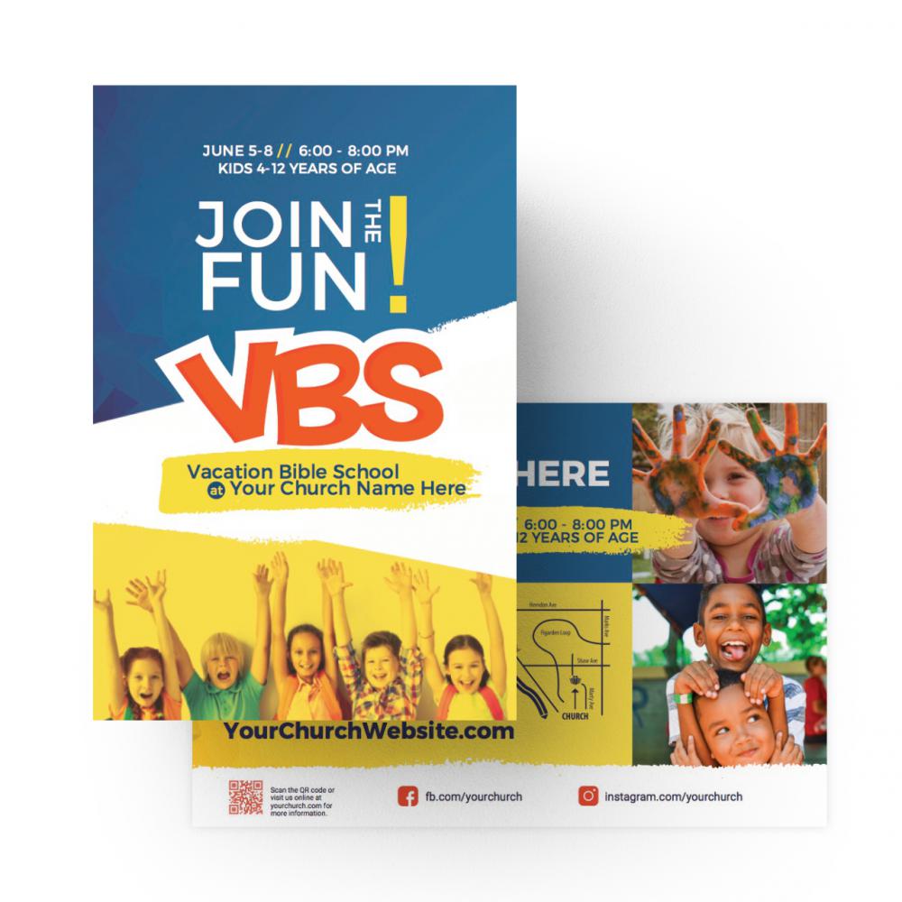 VBS Join the Fun - Standard Invitation Card