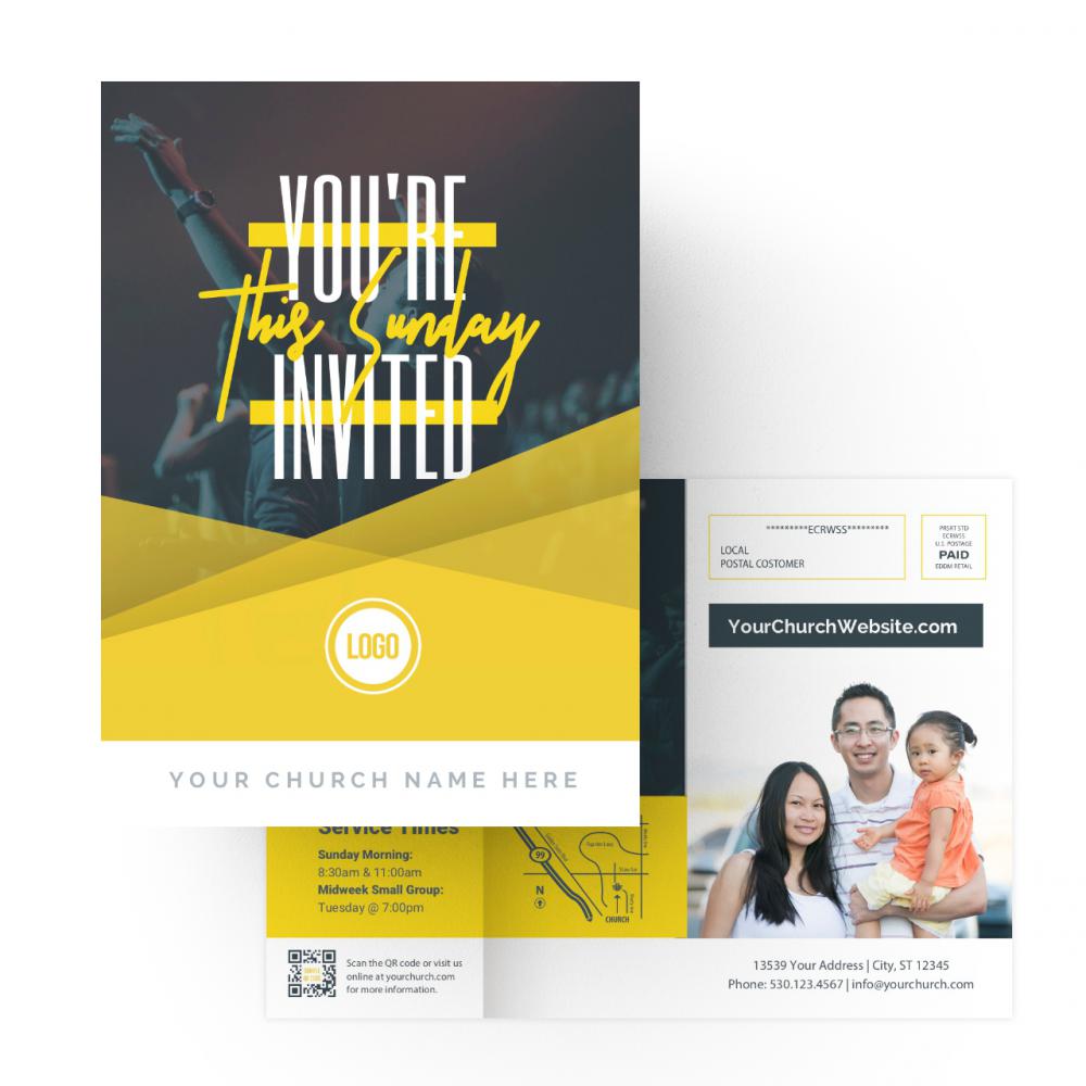 You're Invited Colorful - Small EDDM Mailer