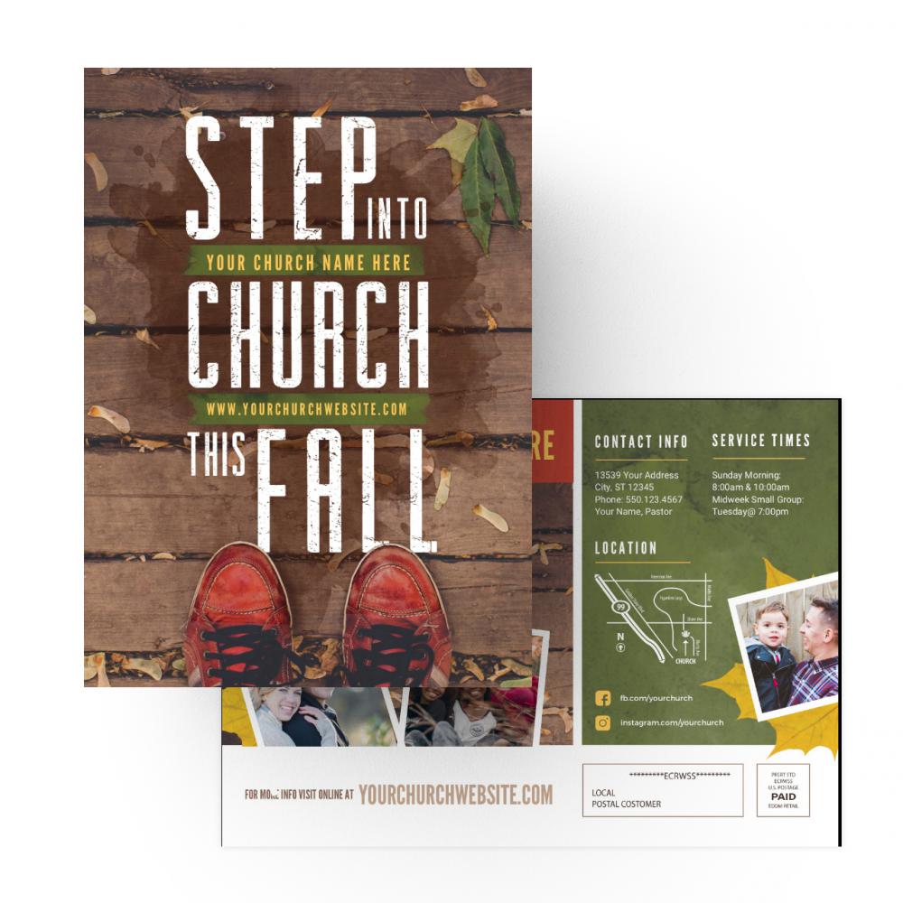 Step Into Church - Small EDDM Mailer