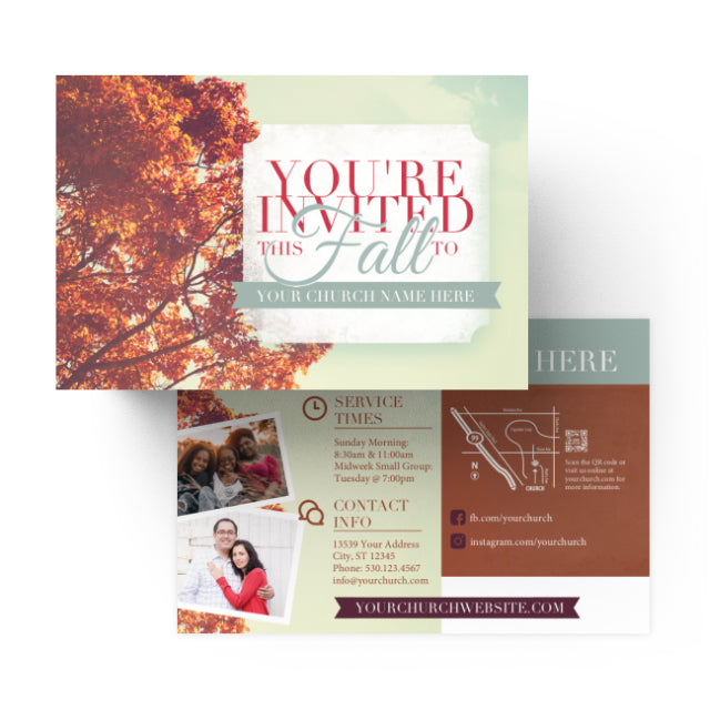 You're Invited Fall - Standard Invitation Card