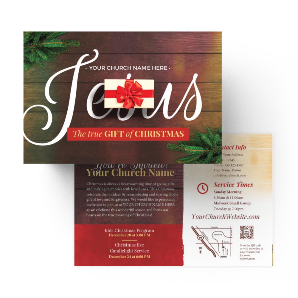 Jesus the True Gift - Standard Invitation Card