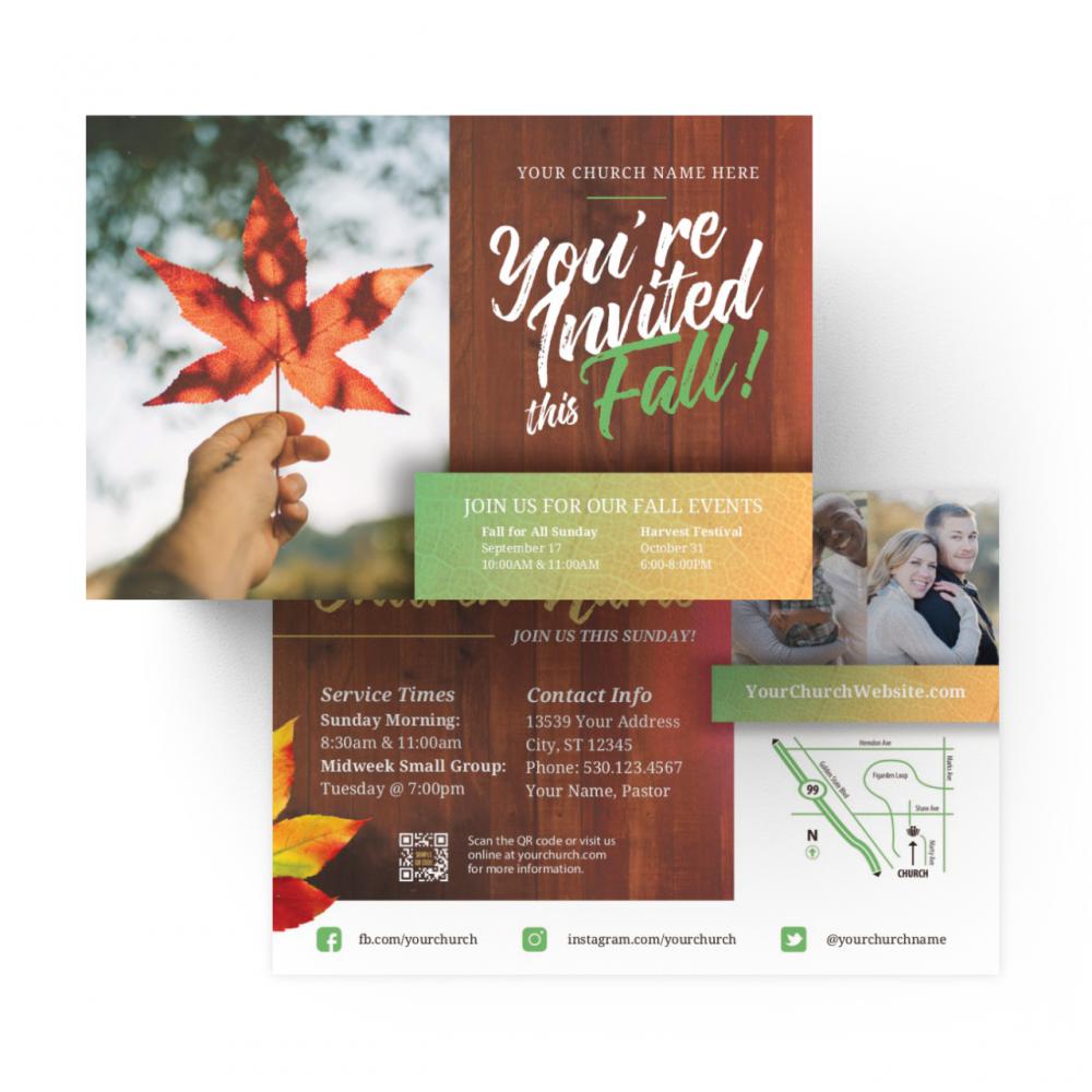 You're Invited This Fall - Standard Invitation Card