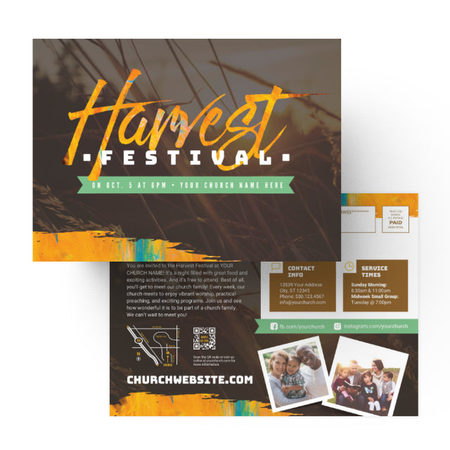 Harvest Festival - Small EDDM Mailer