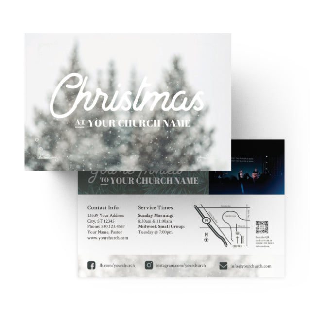 Christmas Trees - Standard Invitation Card