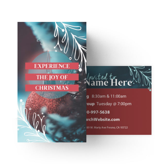Experience the Joy - Mini Invitation Card