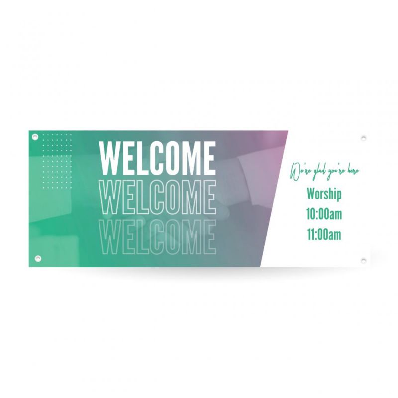 Angled Gradients - Horizontal Banner