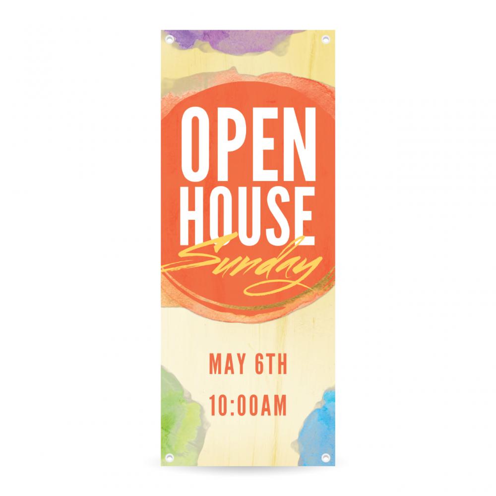 Open House Paint - Vertical Banner