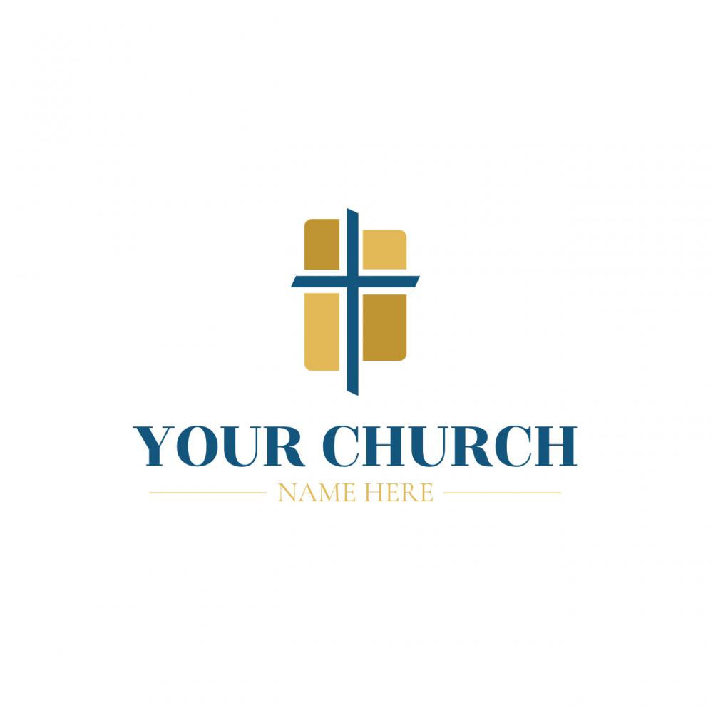 Brown Panel Cross - Logo