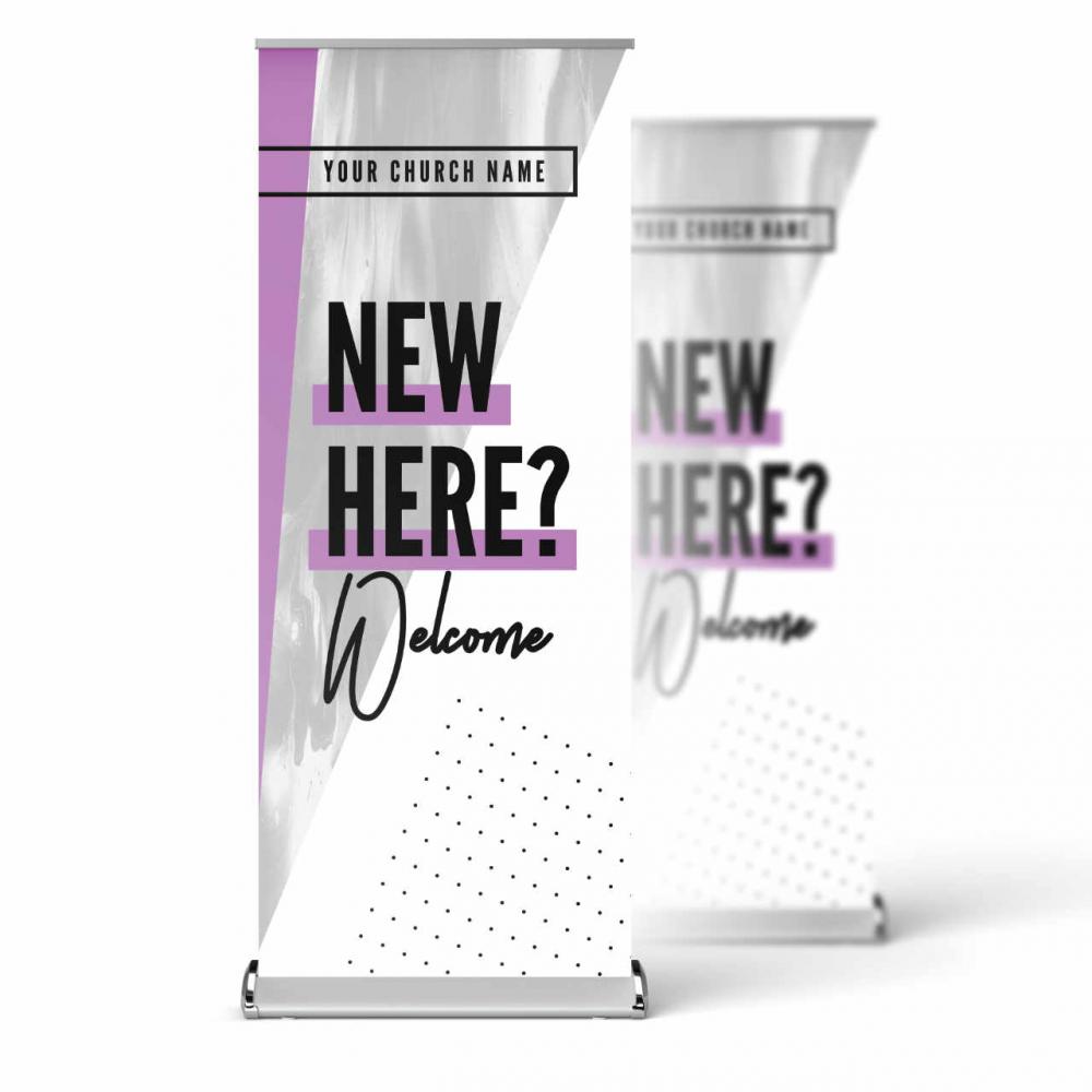 Church Dots - Retractable Banner