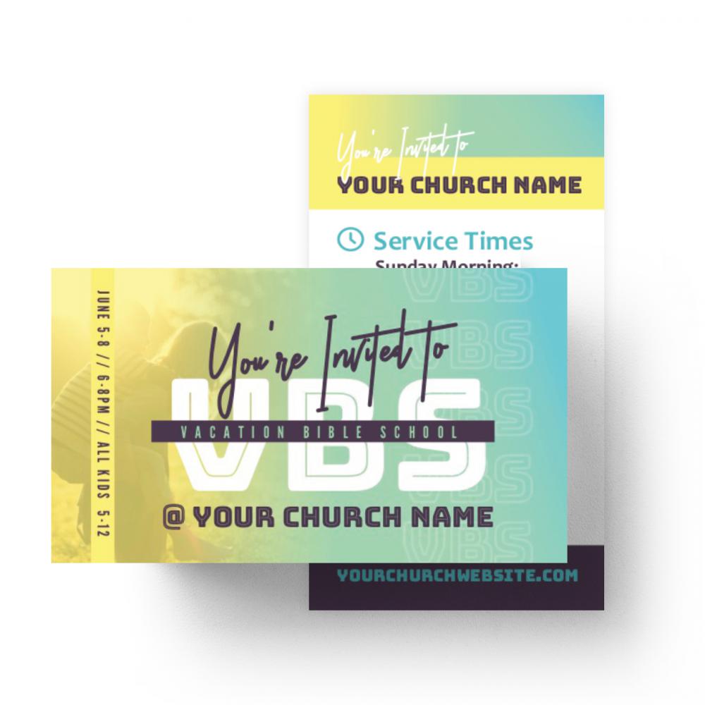 You're Invited VBS - Mini Invitation Card