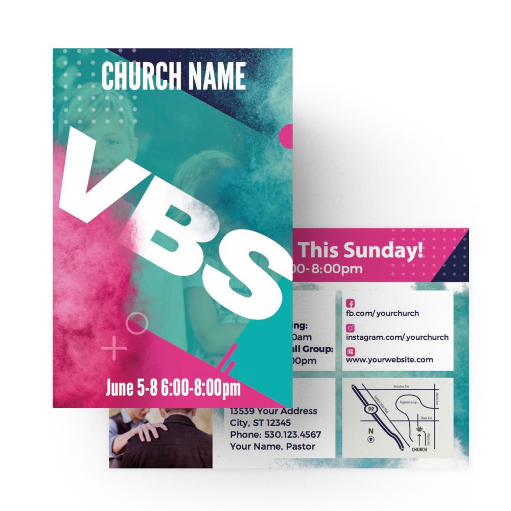 VBS Bright Powder - Standard Invitation Card