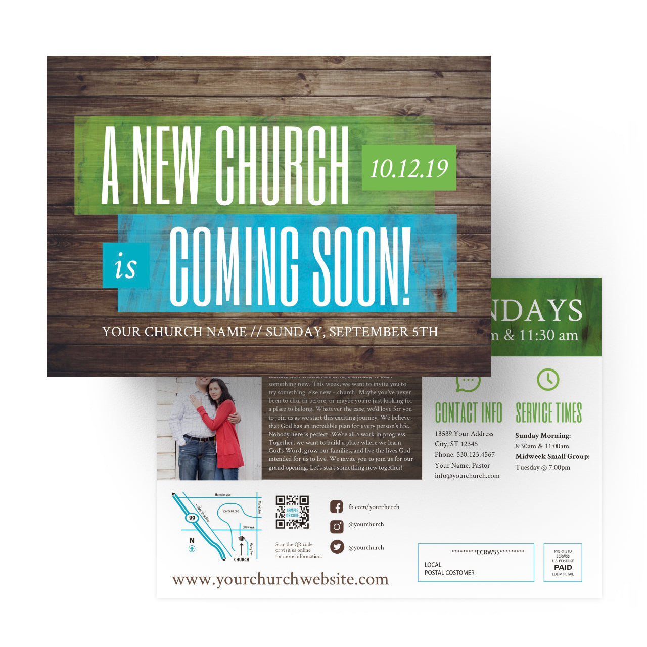 A New Church Coming Soon - Small EDDM Mailer