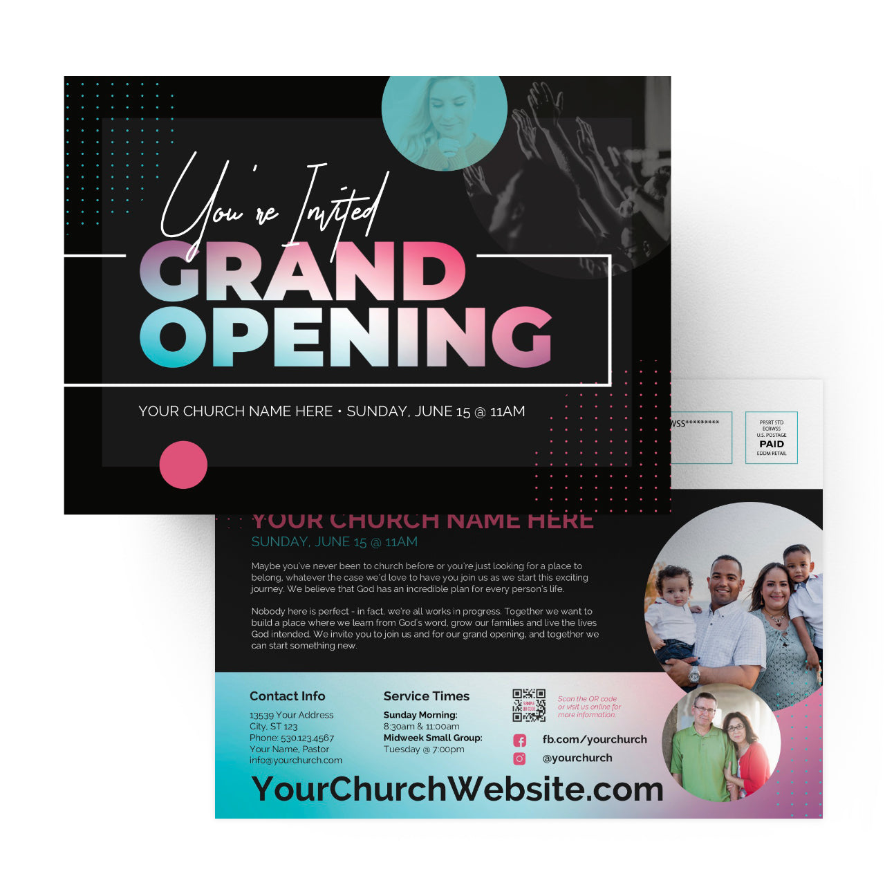 New Church Grand Opening Flyers