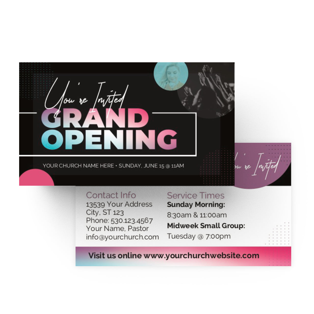 You're Invited Grand Opening - Mini Invitation Card